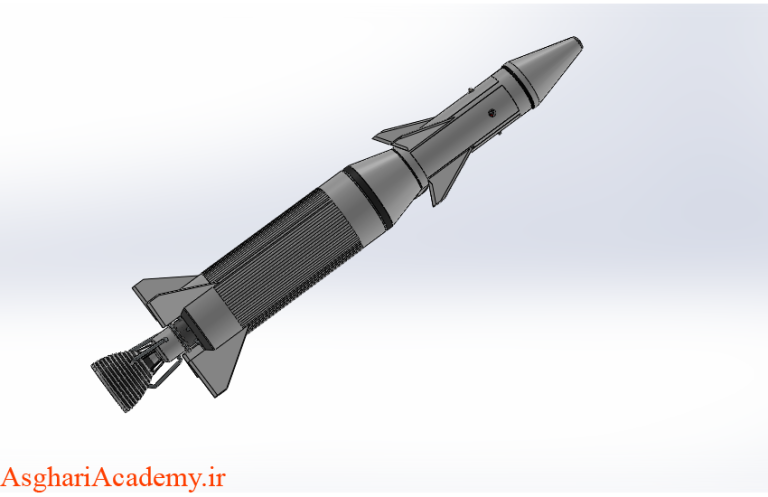 دوره جامع طراحی موشک با سالیدورک - آکادمی طراحی محمد حسن اصغری
