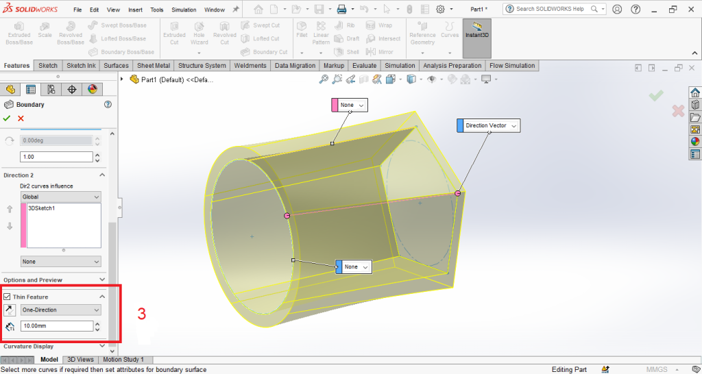اموزش دستور Boundary Boss در سالیدورک - آکادمی طراحی محمد حسن اصغری ...